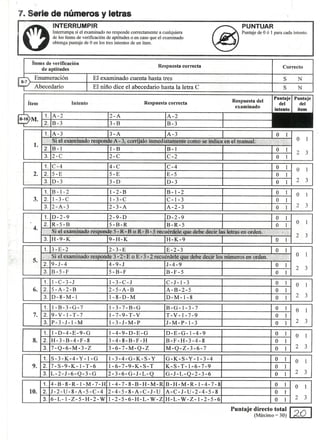 Protocolo wisc iv | PDF