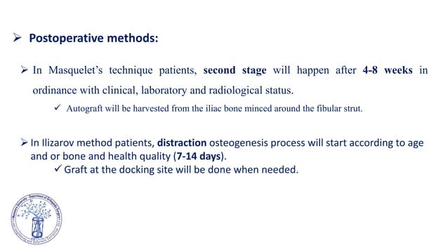 Ilizarov Methods versus Masquelet’s Technique in Management of Segmental Skeletal Defects of the ...