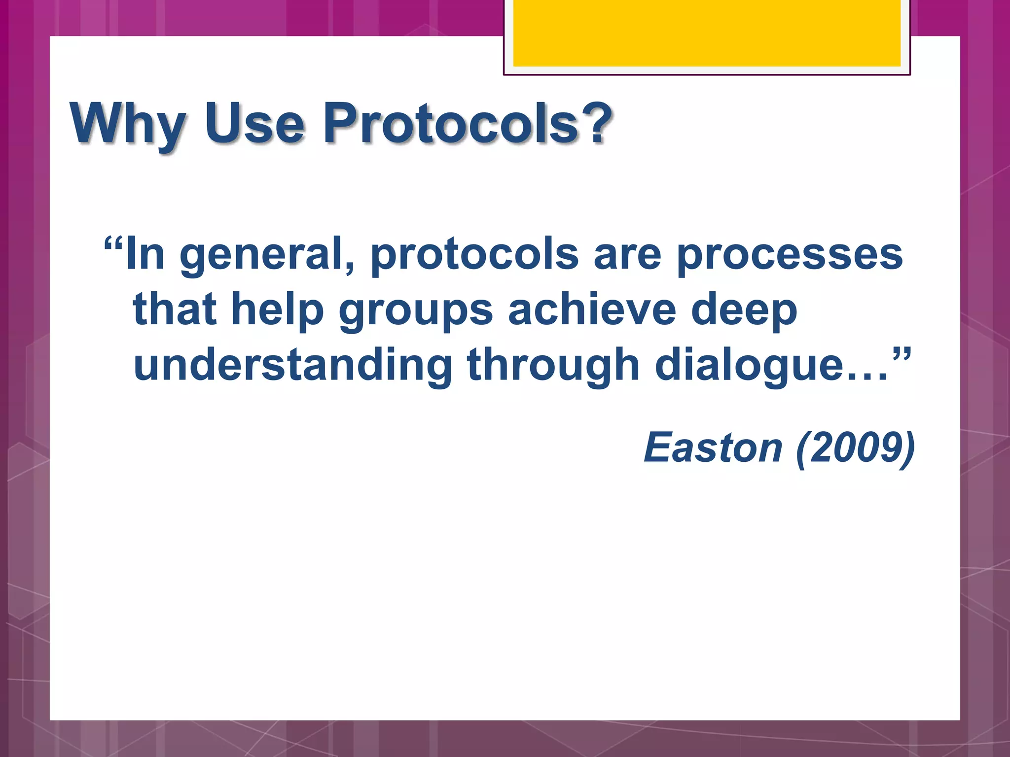 Protocols | PPT