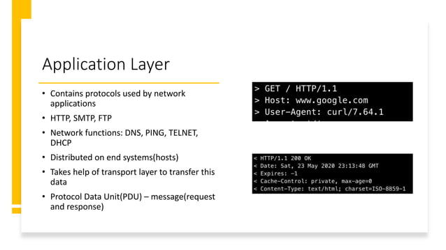 OSI Model Layers and Internet Protocol Stack | PPTX