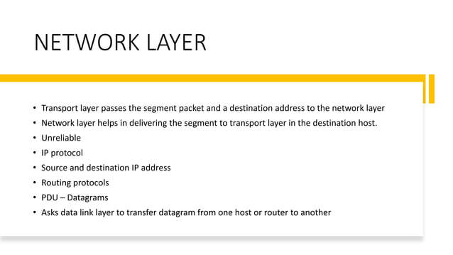 OSI Model Layers and Internet Protocol Stack | PPTX