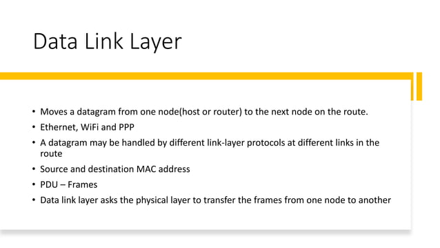 OSI Model Layers and Internet Protocol Stack | PPTX