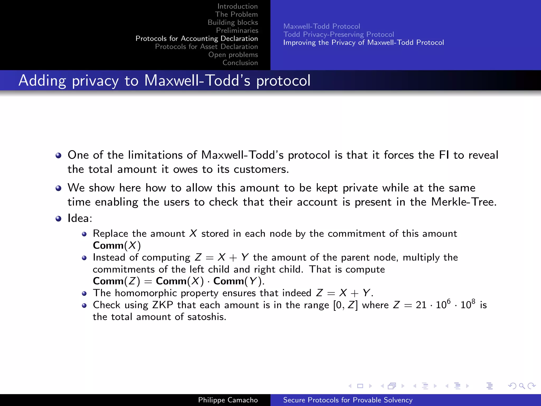 Protocols for Provable Solvency | PDF