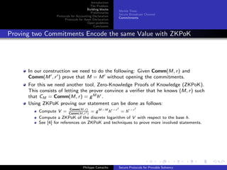 Protocols for Provable Solvency | PDF