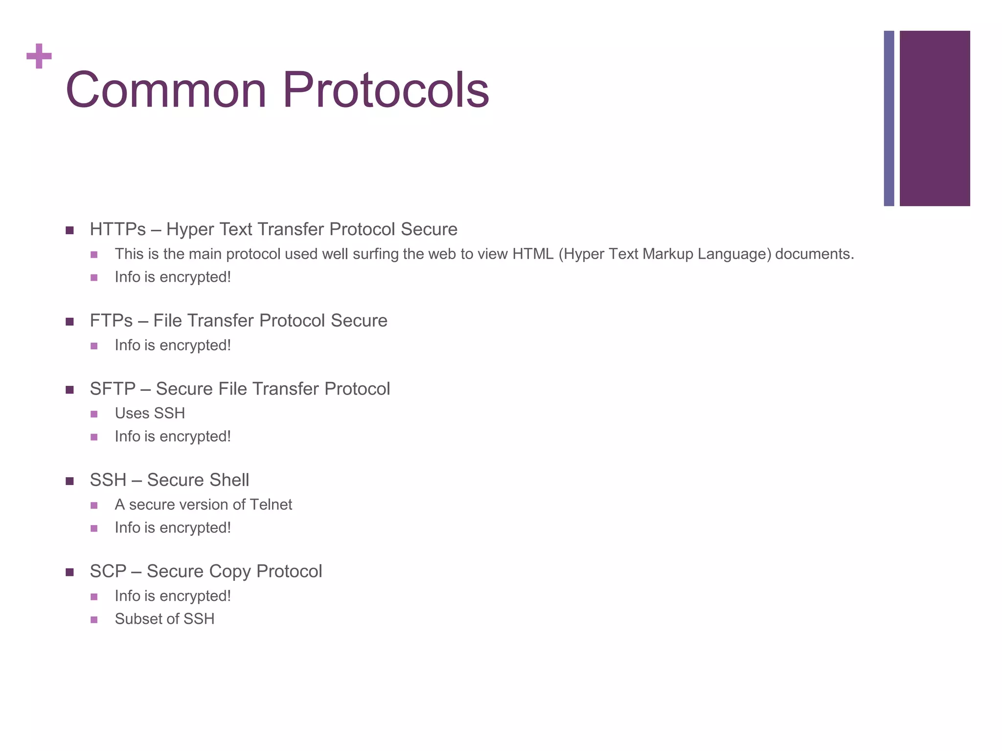 Protocols | PPT