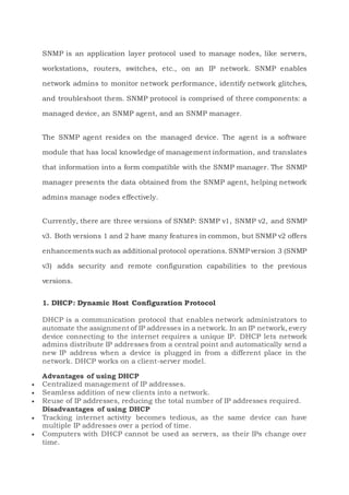 Protocols and its standards | PDF