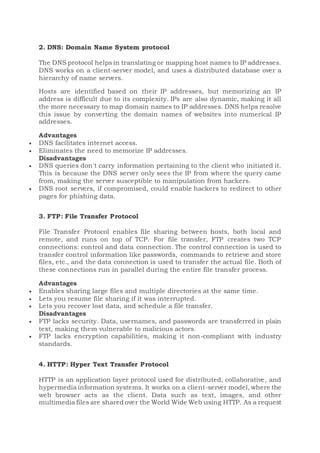Protocols and its standards | PDF