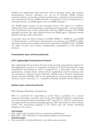 Protocols and its standards | PDF