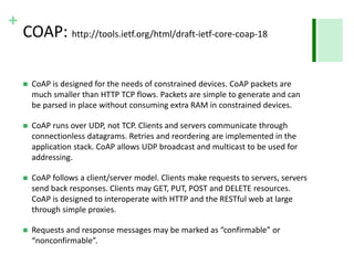 Protocols for internet of things | PPT