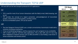 Protocols for IoT | PPT