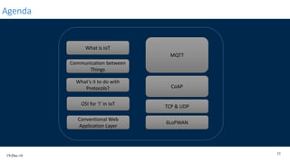 Protocols for IoT | PPT