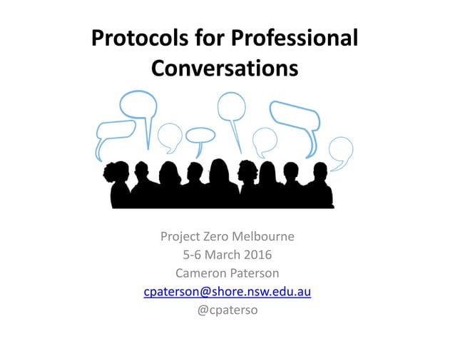 Protocols for Professional Conversations | PPT | Free Download
