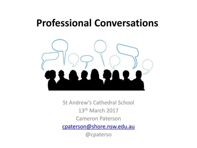 Professional Learning Conversations | PPT