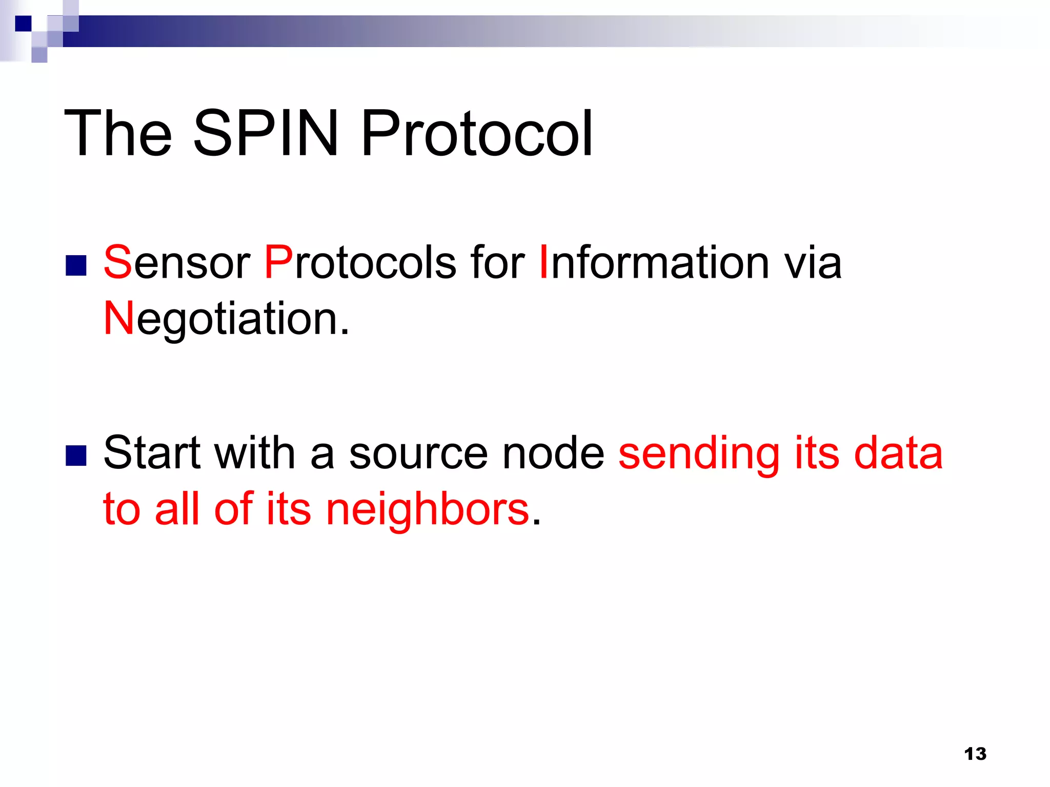 Protocols for wireless sensor networks | PPT
