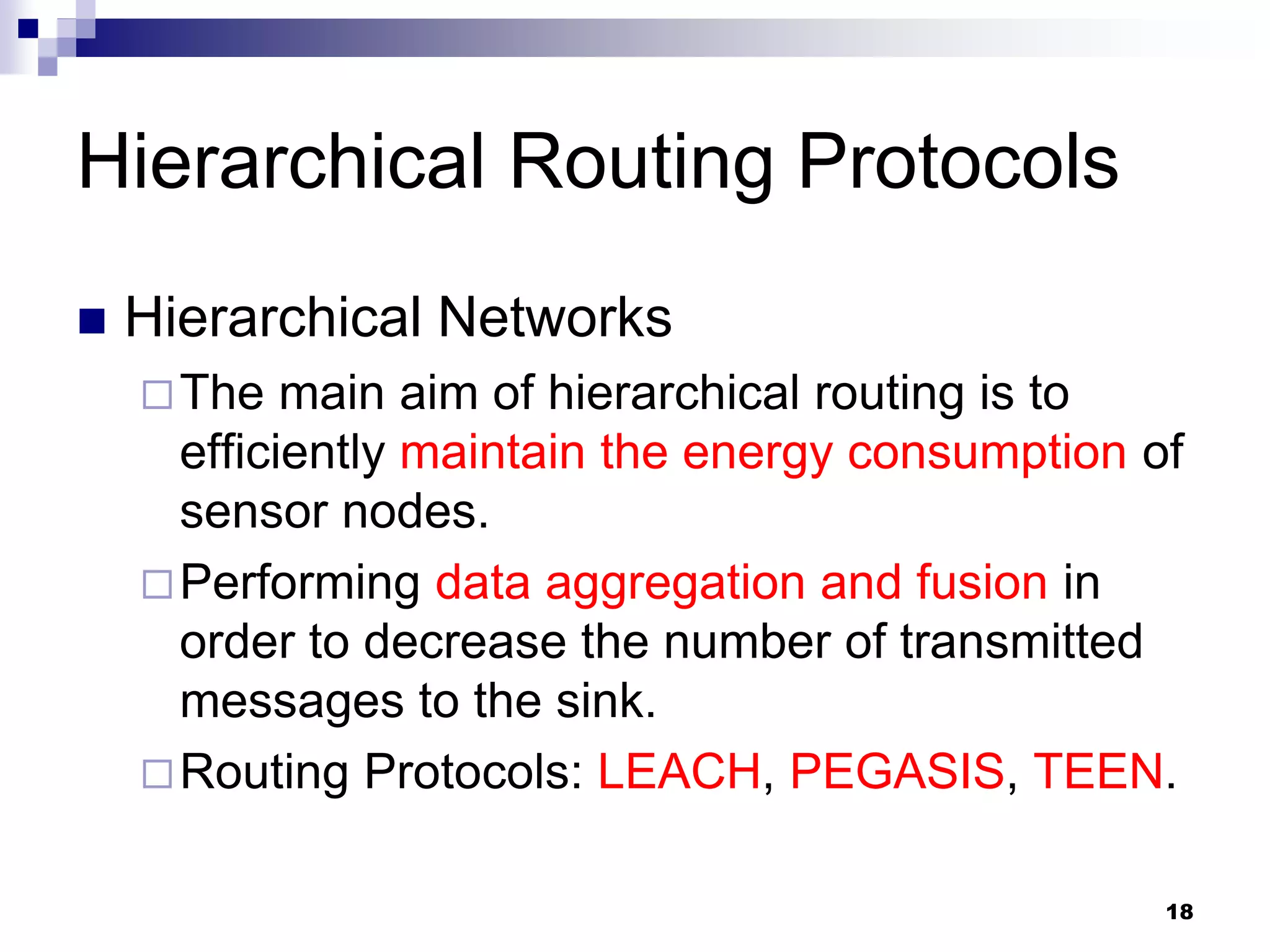 Protocols for wireless sensor networks | PPT