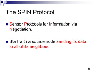 Protocols for wireless sensor networks | PPT