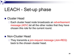 Protocols for wireless sensor networks | PPT