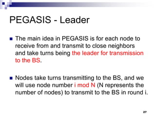 Protocols for wireless sensor networks | PPT