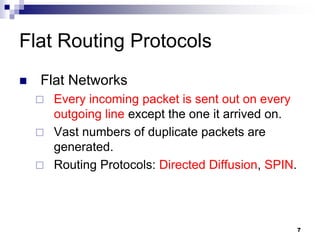 Protocols for wireless sensor networks | PPT
