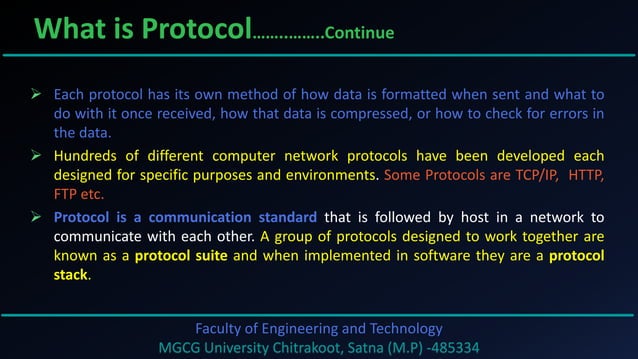 Protocols | PPTX