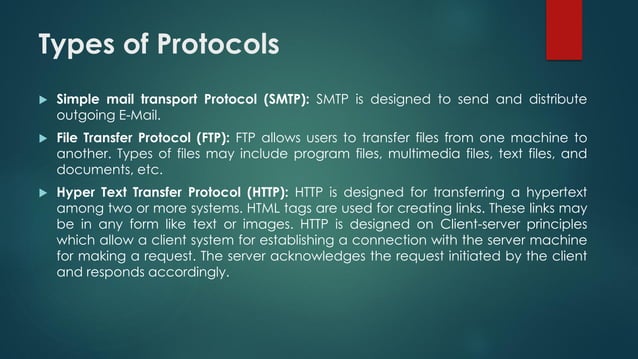 Protocols and standards | PDF