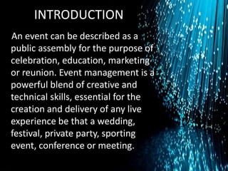 Protocols of event management | PPT