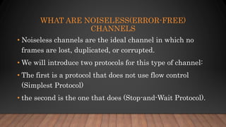 Protocols of noiseless | PPTX