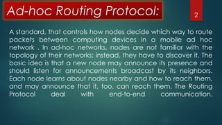 Ad-hoc routing protocols | PDF | Computer Networking | Computing