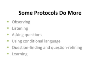 Protocols TeachMeet | PPTX