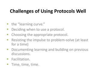 Protocols TeachMeet | PPTX
