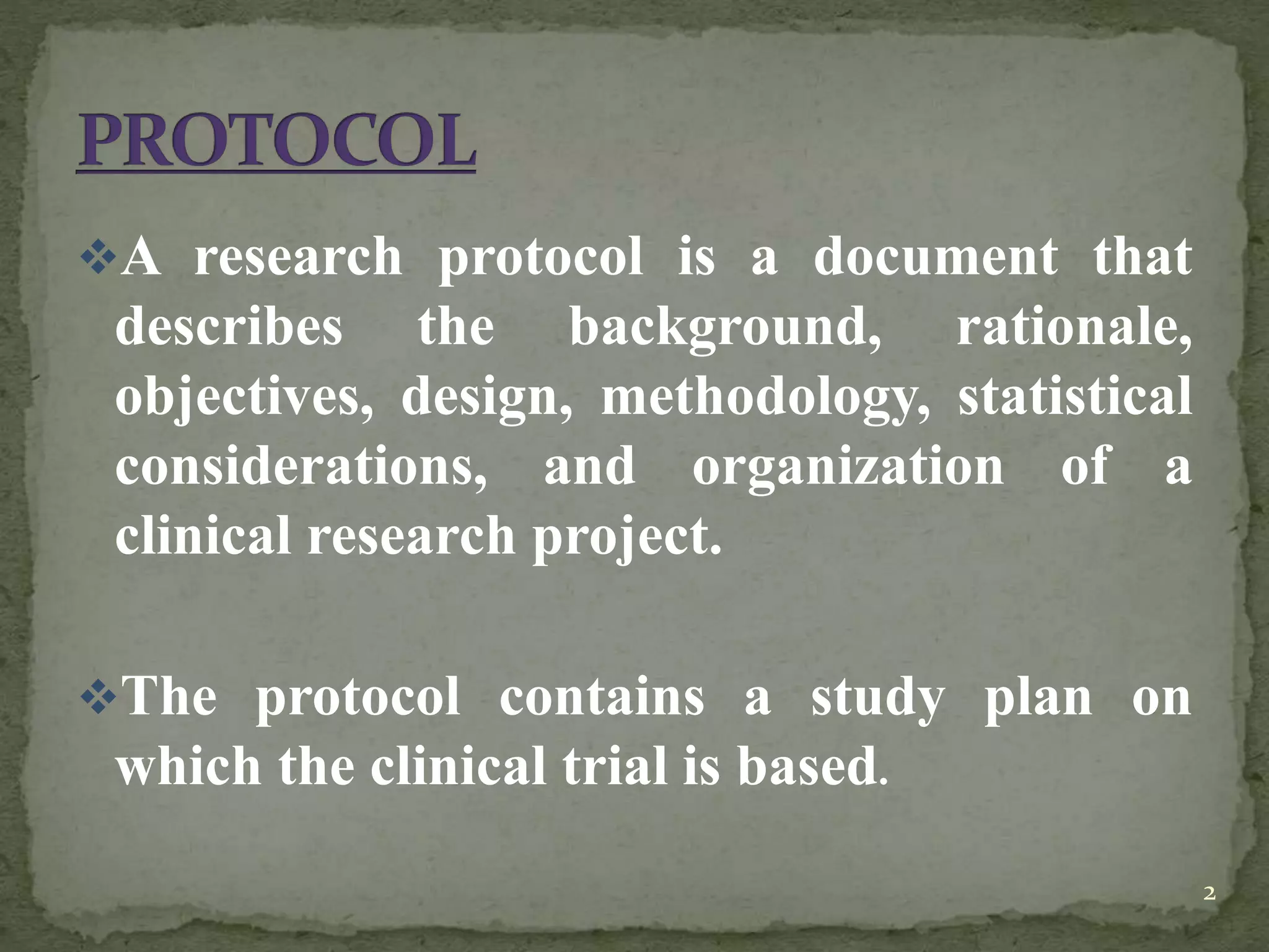 Protocol | PPTX | Science