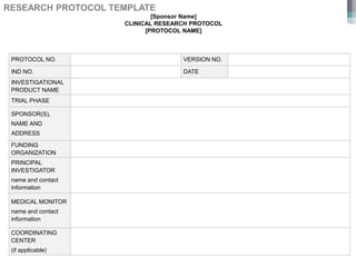 Protocol | PPTX | Science