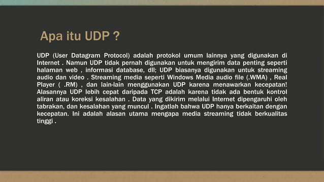 Protocol (tcp,ip,udp,dns,pop3,telnet,ftv,ldap,ssl) | PPT
