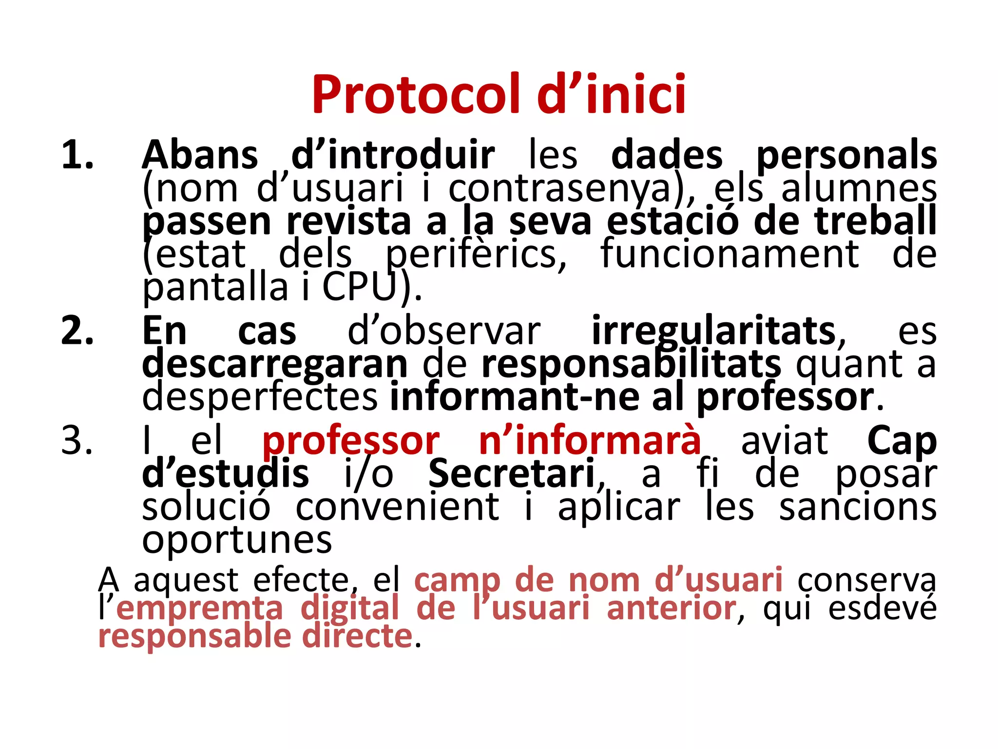 Protocol tic | PPT