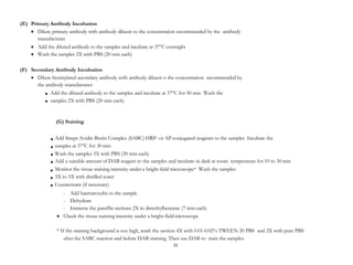 Immunohistochemistry (IHC) Protocol | PPTX