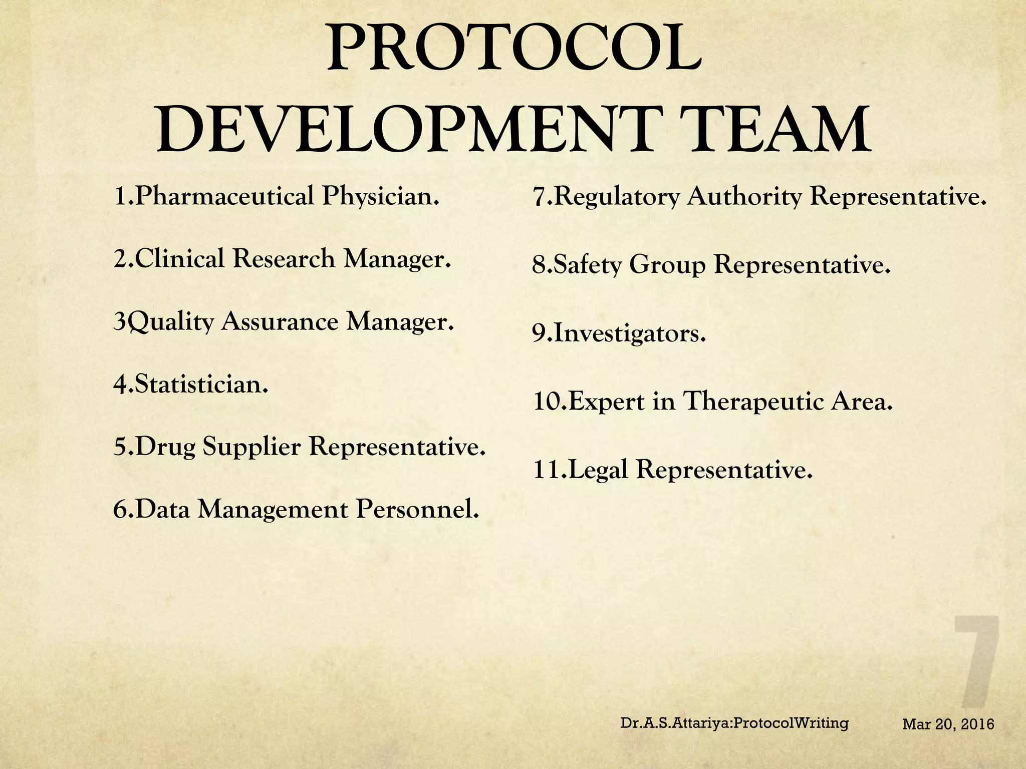 Protocol writing | PPT