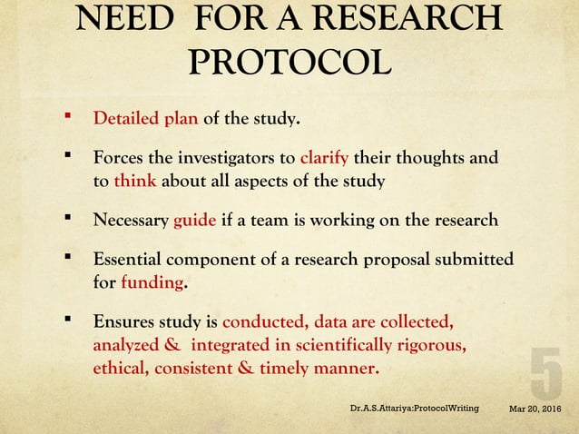 Protocol writing | PPT