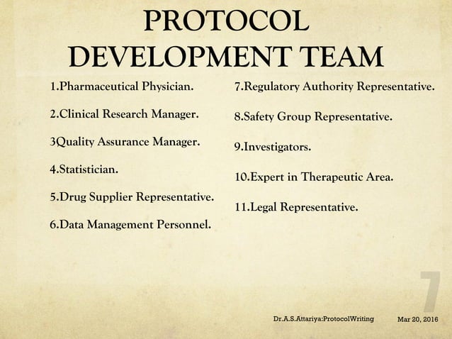 Protocol writing | PPT