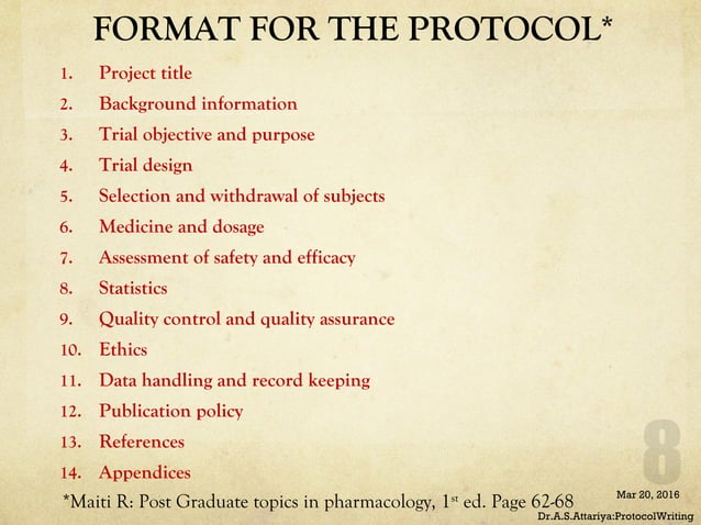 Protocol writing | PPT