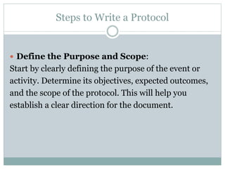 PROTOCOL WRITING.ppt