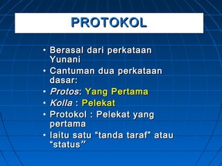 Protokol | PPT