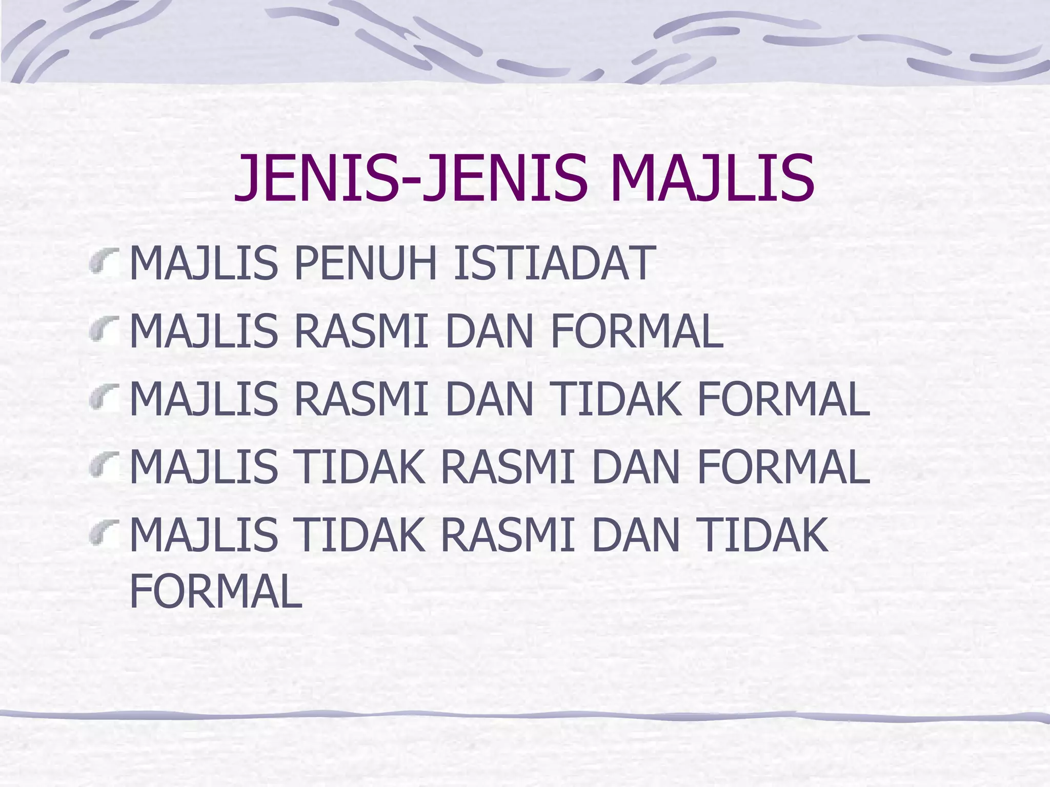 Protokol Dalam Pengurusan Majlis Rasmi (Khas) | PPT