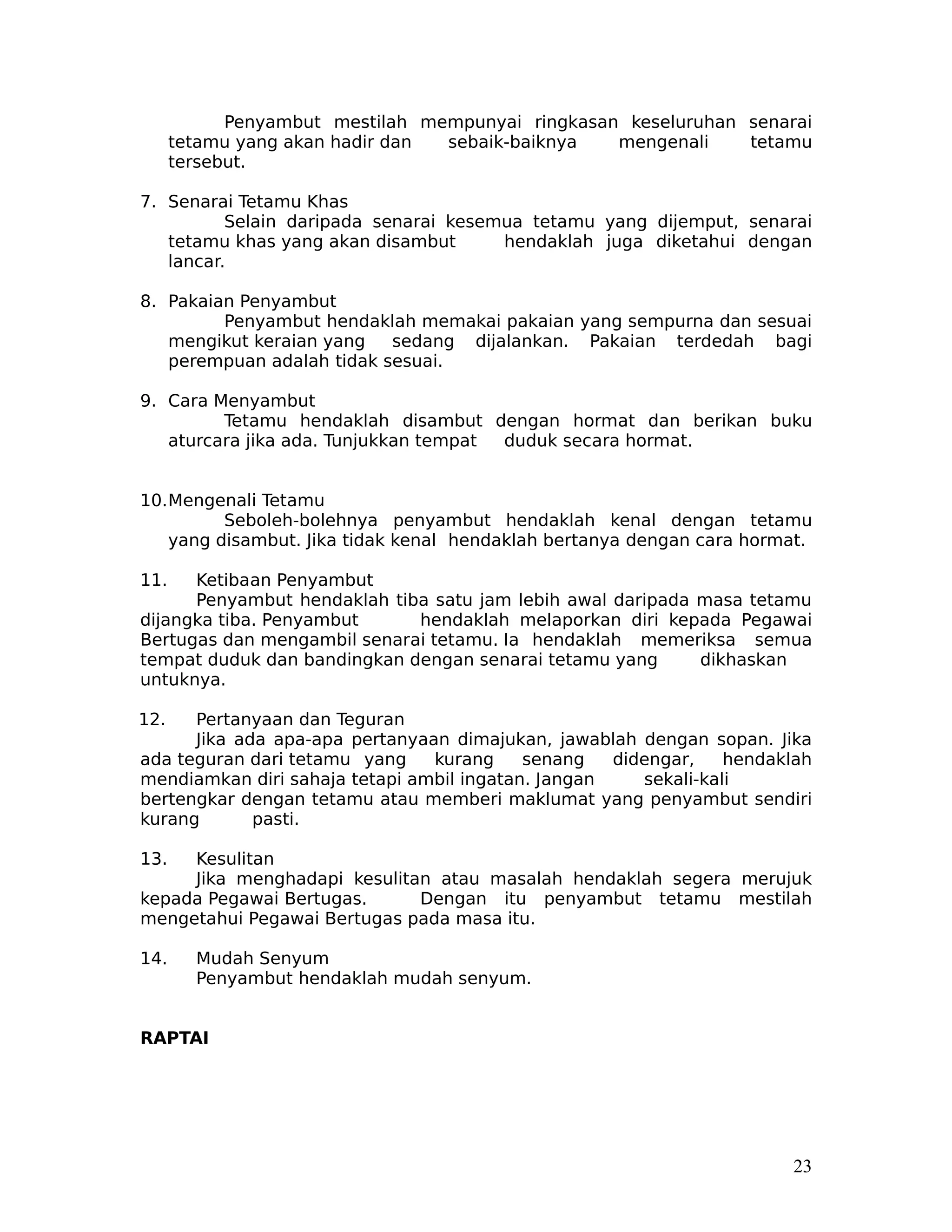 Protokol dan-etiket-majlis-rasmi | PDF