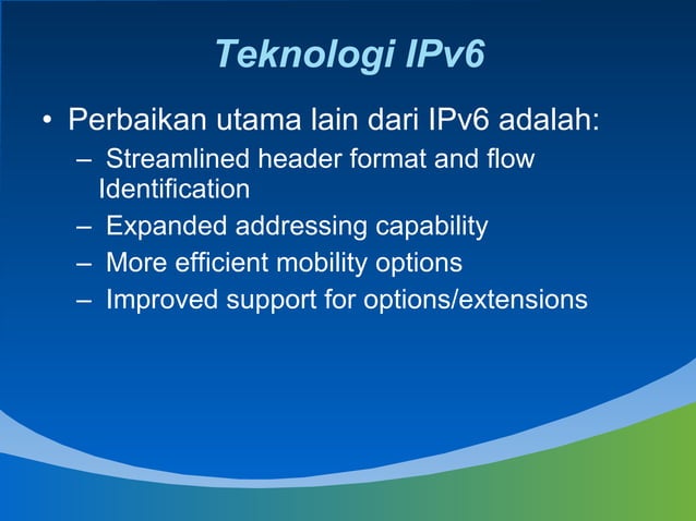 Protokol IPv6 | PPT