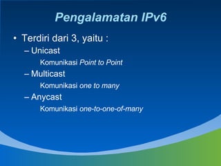Protokol IPv6 | PPT