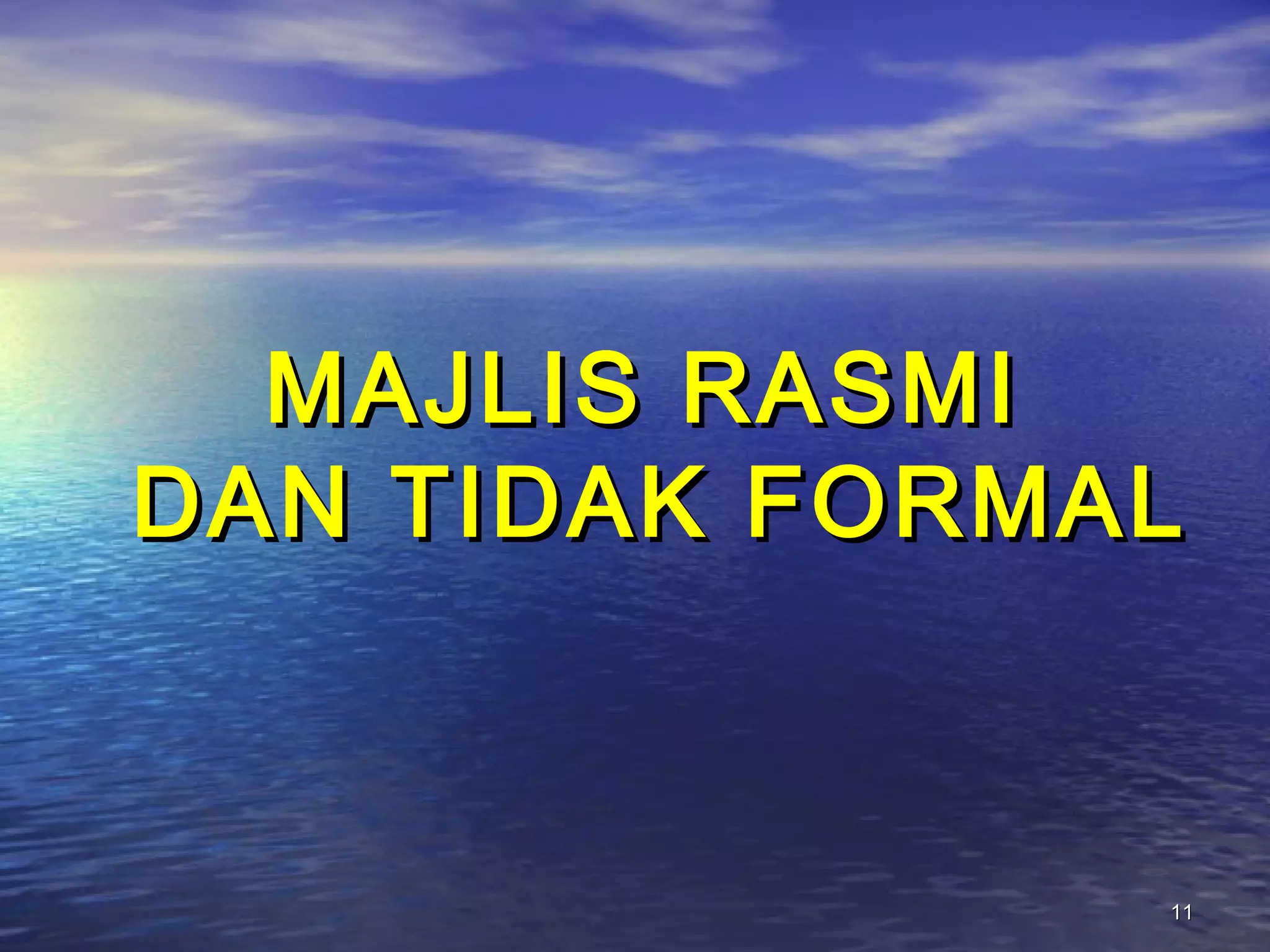 Protokol Majlis Rasmi Di Sekolah | PPT