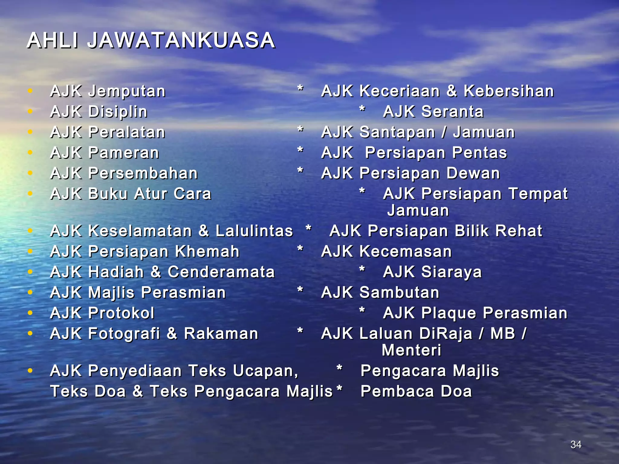 Protokol Majlis Rasmi Di Sekolah | PPT