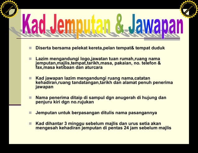 Protokol Dan Pengurusan Majlis Rasmi | PPT