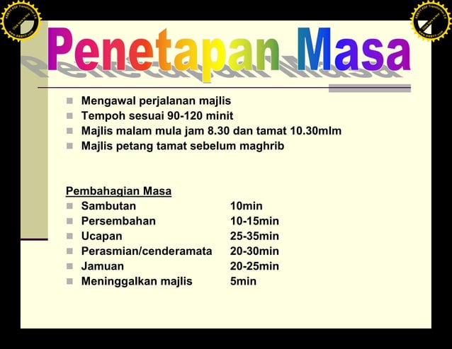 Protokol Dan Pengurusan Majlis Rasmi | PPT