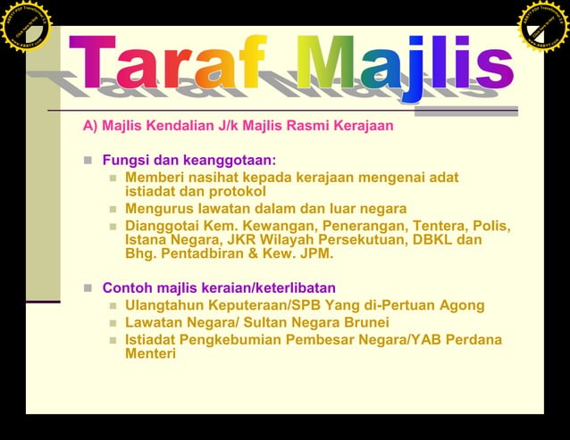 Protokol Dan Pengurusan Majlis Rasmi | PPT
